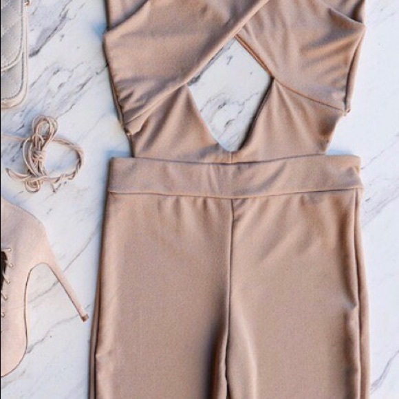 GoJane | Pants & Jumpsuits | Go Jane Hottie Crossing Cut Out Jumpsuit ...